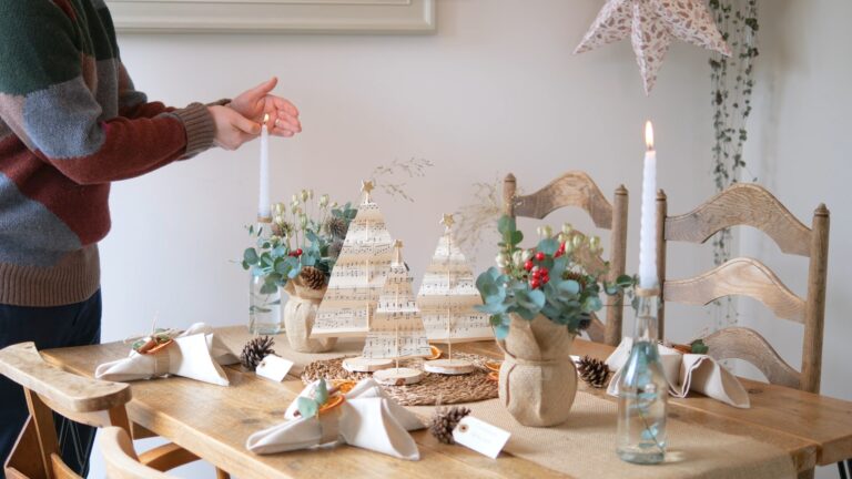 How to Make a Sustainable Festive Table Display