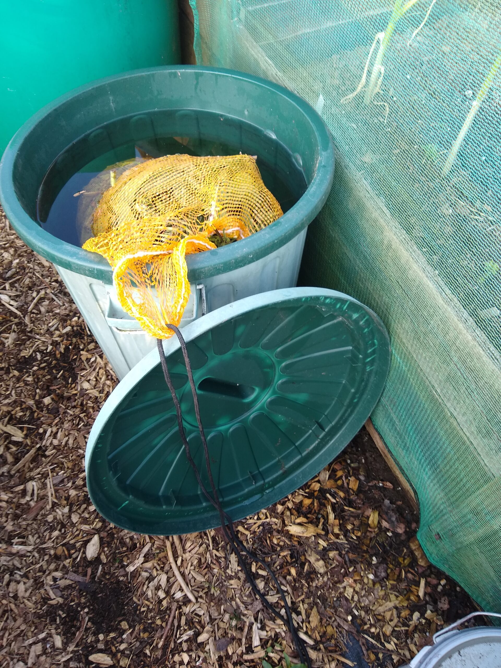 Make your Own Liquid Fertiliser Using Your Empty Kindling Nets